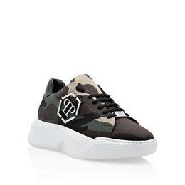 Philipp Plein Sneaker 'Godzilla' Herren Gr&ouml;&szlig;e 40 beige / braun / dunkelgr&uuml;n / schwarz
