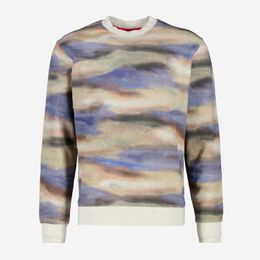 Scotch & Soda Mehrfarbiges Sweatshirt mit gesticktem Logo