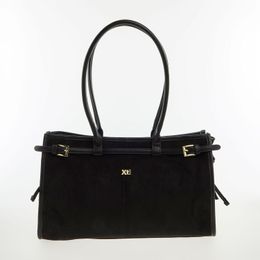 Xti Schwarze Schultertasche aus Kunstwildleder