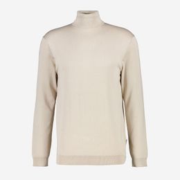 Only & Sons Cremefarbener Rollkragenpullover
