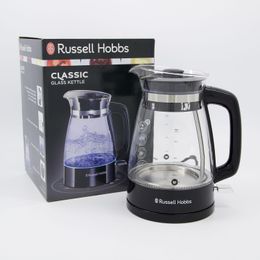 Russell Hobbs Schwarzer und transparenter Wasserkocher 1.7l