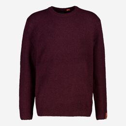 Scotch & Soda Burgunderfarbener Pullover mit Rundhalsausschnitt
