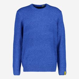 Scotch & Soda Blauer Pullover mit Rundhalsausschnitt