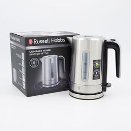 Russell Hobbs Silberfarbener Wasserkocher aus Edelstahl 0,8l