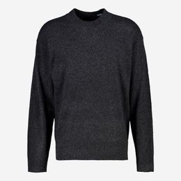 Scotch & Soda Dunkelgrauer Pullover mit Rundhalsausschnitt