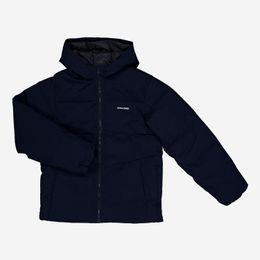 Jack & Jones Dunkelblaue Pufferjacke mit Kapuze
