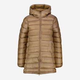 Goldfarbene Pufferjacke