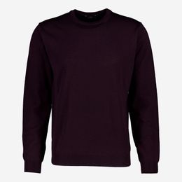 Ferrante Dunkelvioletter Pullover aus Merinowolle