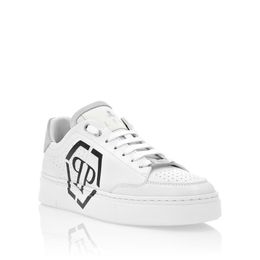 Philipp Plein Sneaker 'Hexagon' Herren Größe 42 schwarz / weiß