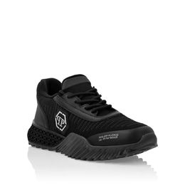 Philipp Plein Sneaker 'Hexagon' Herren Größe 42 schwarz / weiß