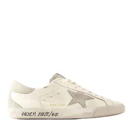 Golden Goose Deluxe Brand Golden Goose Low-Top Sneaker - Super Star Sneakers - Leather - White - Gr. 41 (EU) - in Wei&szlig; - f&uuml;r Damen