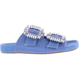 Toral Slipper & Pantoletten - Dames Toral Slipper - Gr. 38 (EU) - in Blau - f&uuml;r Damen