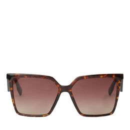 K by KARL LAGERFELD Karl Lagerfeld Sonnenbrille - Schmale, geometrische Sonnenbrillen - Gr. unisize - in Braun - f&uuml;r Damen