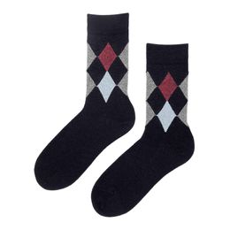 Hudson Damen Socken "Socke City Map", Gr. 43, schwarz, Obermaterial: 39% Polyacryl PAN. 36% Wolle WO. 13% Elasthan EL. 12% Polyamid PA., Socken