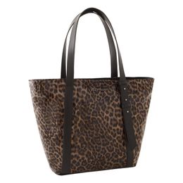 Marco Tozzi Damen Henkeltascheleo druck, Lederimitat, Taschen, Damen Umh&auml;ngetasche, Schultertasche im angesagten Leo-Look