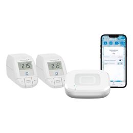 homematic IP Heizk&ouml;rperthermostat "Starter Bundle Heizen Basic f&uuml;r 2 Heizk&ouml;rper", B:31cm H:12cm T:37cmwei&szlig;, Heizk&ouml;rperthermostate