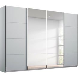 Schwebet&uuml;renschrank Rauch, B:271cm H:230cm T:62cm, grau, Holzwerkstoff, Schr&auml;nke, "Kleiderschrank Schrank Garderobe W&auml;scheschrank Ankleide SYNCRONO",