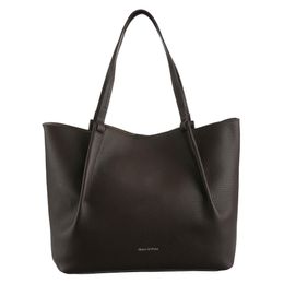 Damen Shopper "Belli", MARC O'POLO ACCESSORIESdunkelbraun, Leder, Taschen