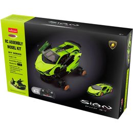 Jamara Kinder RC-Auto "Lamborghini Si&aacute;n FKP 37", gr&uuml;n, Kunststoff, B:13cm H:7cm T:28cm, Fernlenkfahrzeuge, Bausatz