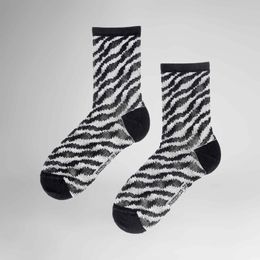Hudson Damen Socken "Socke Curved Line", Gr. 39, schwarz, Obermaterial: 87% Baumwolle CO. 10% Polyamid PA. 3% Elasthan EL., Socken