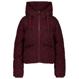 alife and kickin Winterjacke ALIFE & KICKIN "Damen MurielAK B", Damen, Gr. L, cranberry juice, 100% Polyester, sehr bequem kurz, Rippbündchen, Jacken Winterjacke, Kurze warme moderne Jacke mit großer gefütterter Kapuze