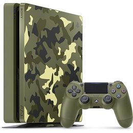 Sony PlayStation 4 Slim 1000GB - Grün - Limited Edition Call of Duty WWII
