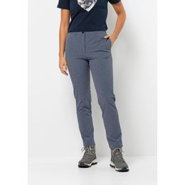 Jack Wolfskin Damen Trekkinghose "WINTERNEBEL PANTS W"night, blau, Gr. 40, OBERSTOFF 93% POLYESTER, 7% ELASTHAN FUTTER 65% POLYESTER, 35% BAUMWOLLE,