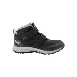 Jack Wolfskin Kinder Wanderschuh "WOODLAND TEXAPORE MID VC K", Gr. 36schwarz, grau, Main Material Second Material Lining Sole, Schuhe