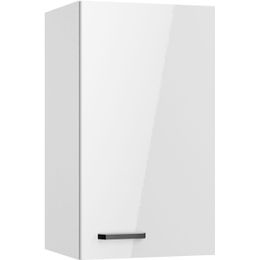 H&auml;ngeschrank KOCHSTATION, B:40cm H:70,4cm T:34,9cmwei&szlig; glanz, wei&szlig;, K&uuml;che, Schr&auml;nke, "KS-Paula", 40 cm breit, 70 cm hoch, mit 1 T&uuml;r, 2 Einlegeb&ouml;den