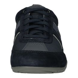 Geox Herren Sneaker "Geox Sneaker Veloursleder/Textil", Gr. 41, blau, Textil, Veloursleder, Schuhe
