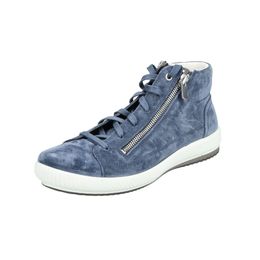 Legero Damen Sneaker "Legero Sneaker Veloursleder", Gr. 37,5, blau, Veloursleder, Schuhe