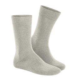 Hudson Damen Socken "Socke Relax Cotton", Gr. 47, beige, Obermaterial: 97% Baumwolle CO. 3% Elasthan EL., Socken
