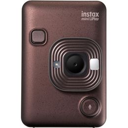 Fujifilm Sofortbildkamera "INSTAX mini LiPlay", B:8,25cm H:12,29cm T:3,67cm, braun, Fotokameras