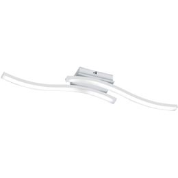 LED Deckenleuchte "Route", 2, H: 7cm, 1 Stk., wei&szlig;, REALITY LEUCHTEN, Wohnzimmer, Leuchten, moderne Deckenlampe 2-flammig, LEDs mit 2x 500 Lumen