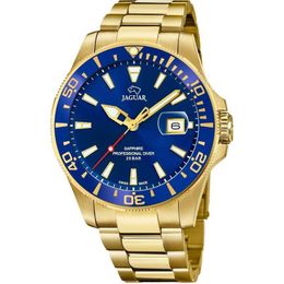 Jaguar Kinder Quarzuhr "Diver", gold, Armbanduhren, Armbanduhr, Herrenuhr, Saphirglas, Swiss Made