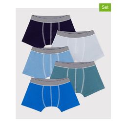 Petit Bateau 5er-Set: Boxershorts in Bunt - 42% | Größe 128 | Kinder-waesche