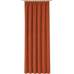 Vorhang WIRTH, B:132cm H:325cm, braun, Chenille, Polyacryl, Wohnzimmer, Gardinen, "Trondheim B", nach Maß