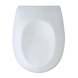 WC-Sitz Wenko, B:35cm L:44,5cmwei&szlig;, Duroplast, WC-Sitze, "Varoni", strapazierf&auml;higer Toilettensitz aus Duroplast mit Absenkautomatik