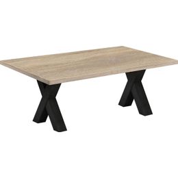 Mäusbacher Couchtisch MÄUSBACHER, B:120cm H:47cm T:70cmtischplatte: eiche sägerau, Wohnzimmer, Tische, "Big-System", TOPSELLER, Tisch, Wohnzimmertisch, aus MDF