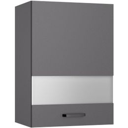 H&auml;ngeschrank KOCHSTATION, B:50cm H:70,4cm T:34,9cmanthrazit, anthrazit, K&uuml;che, Schr&auml;nke, "KS-Paula", 50 cm breit, 70 cm hoch, mit 1 T&uuml;r mit