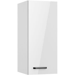 H&auml;ngeschrank KOCHSTATION, B:30cm H:70,4cm T:34,9cmwei&szlig; glanz, wei&szlig;, K&uuml;che, Schr&auml;nke, "KS-Paula", 30 cm breit, 70 cm hoch, mit 1 T&uuml;r, 2 Einlegeb&ouml;den