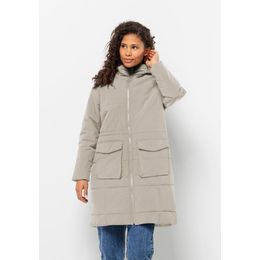 Jack Wolfskin Damen Funktionsparka "WHITE FROST PARKA W"dusty, grau, Gr. M, OBERSTOFF 100% POLYAMID FUTTER 100% POLYESTER FÜLLUNG 100% POLYESTER,