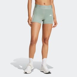 Damen Shorts "HYGLM 3INCH", grün, Gr. XS, adidas Performance, Obermaterial: 85% Polyester, 15% Elasthan, Hosen