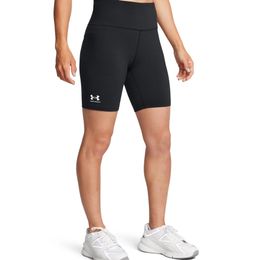 Under Armour Damen Radlerhoseschwarz,, wei&szlig;, Gr. S, Obermaterial: 58% Baumwolle, 32% Polyester, 10% Elasthan, Hosen