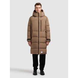 Khujo Herren Steppmantel "SIRAM2"rust braun, Gr. M, unifarben, 100% Polyester, M&auml;ntel