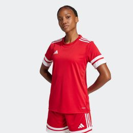 Damen Fu&szlig;balltrikot "SQUA25 JSY W", rot, Gr. XL, adidas Performance, Obermaterial: 100% Polyester, Trikots