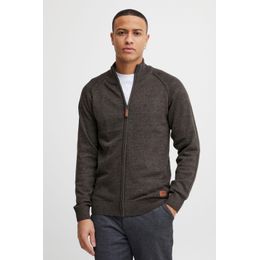 Blend Herren Strickjacke "BHDaniri"charcoal, Gr. XXL, Feinstrick, 50% Baumwolle, 50% Polyacryl, Strickjacken, Strickjacke mit hochabschlie&szlig;endem