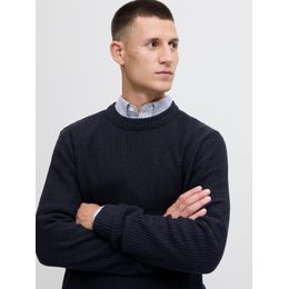 Jack & Jones JACK & JONES Damen Strickpullover "JJROY KNIT CREW NECK AW25"sky captain, Gr. S, unifarben, Strick, Obermaterial: 100% Polyacryl, Pullover