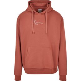 Karl Kani Damen Sweatshirt "Karl Kani Herren Small Signature Essential Hoodie"schwarz copper, Gr. S, unifarben, 80% Baumwolle, 20% Polyester,