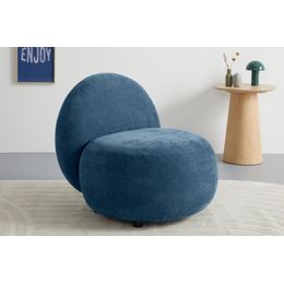 Sessel s.Oliver, B:80cm H:76cm T:80cmdenim, 100% Polyester, Sessel, "Bennid, moderner Designsessel mit Lederriemen, softes Design", hochwertig, zum